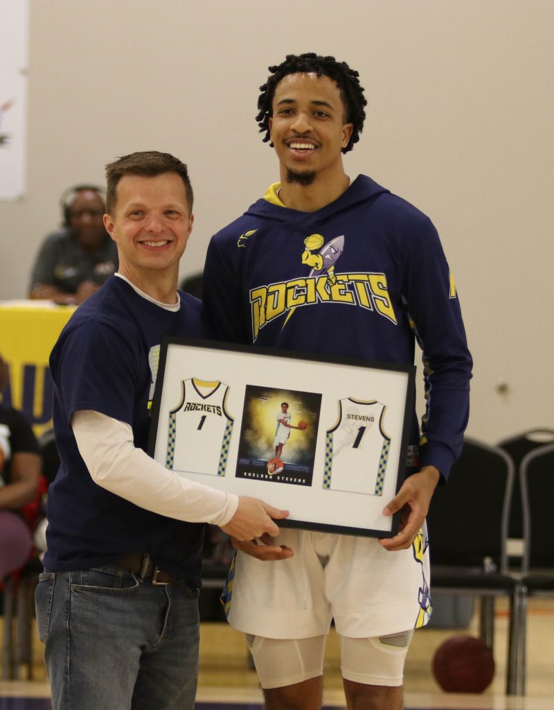 Stevens Named MVP for the Second Time | SAU Tech Rockets